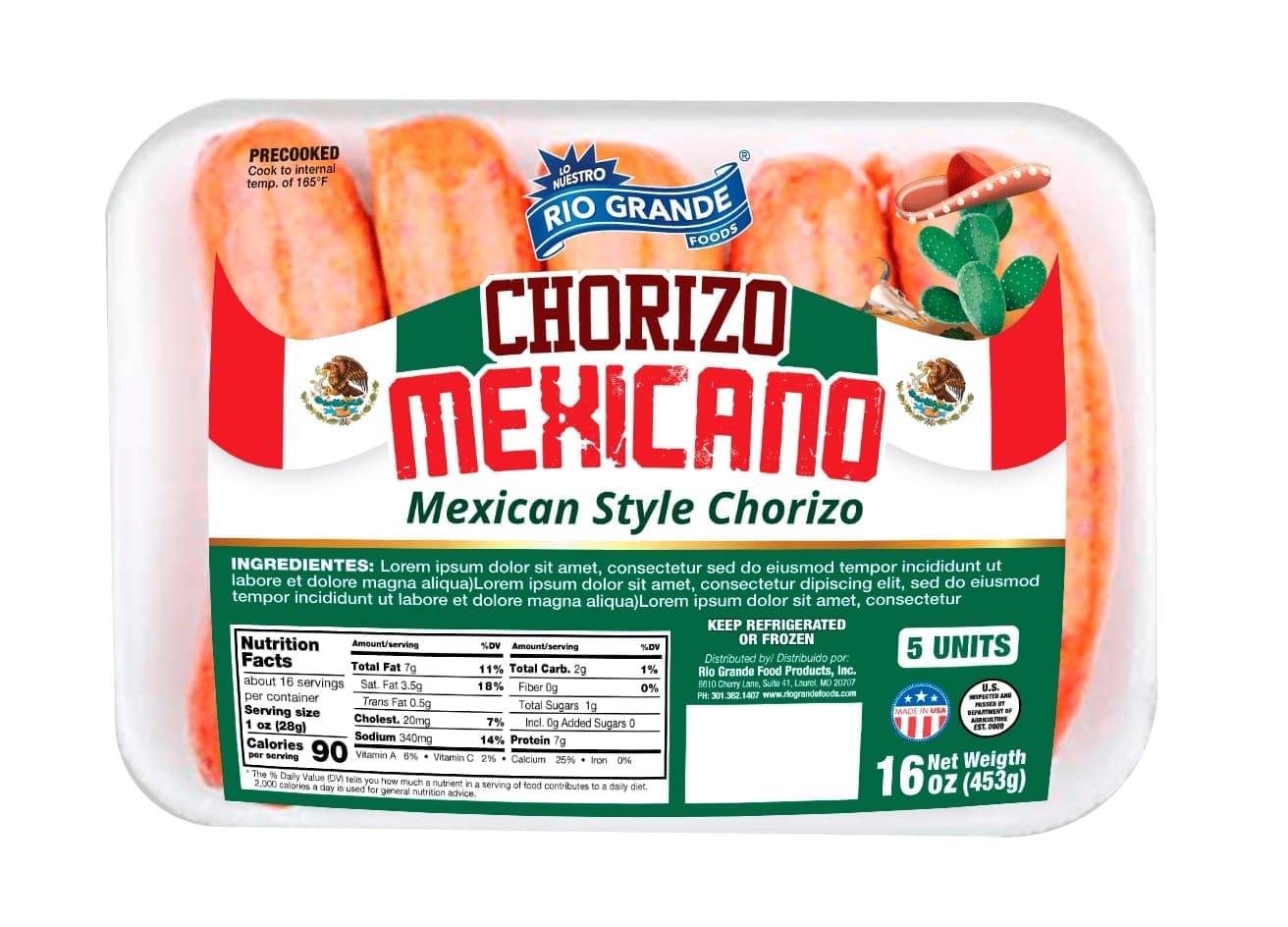 Mexican Chorizo - Rio Grande Foods