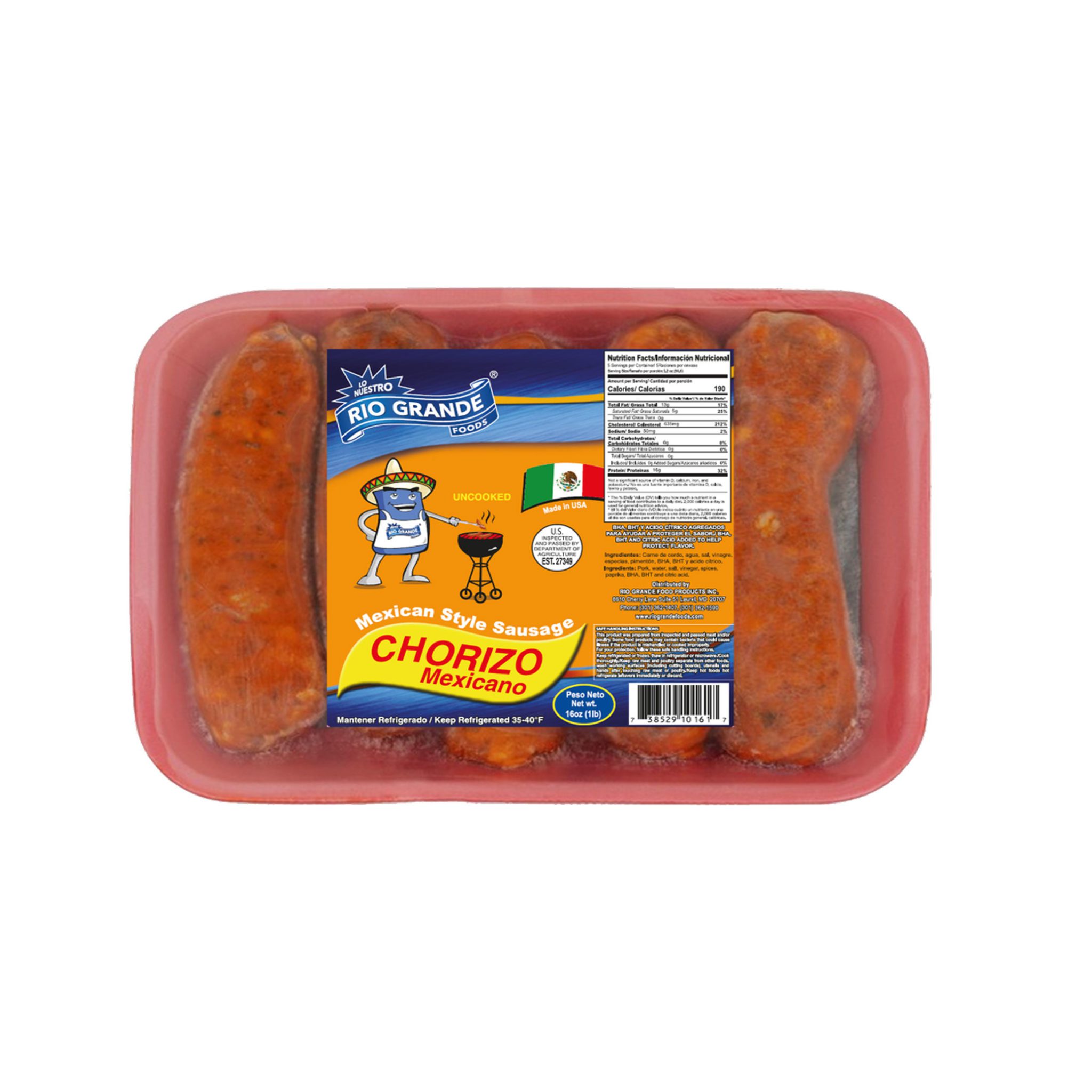 Mexican Chorizo - Rio Grande Foods