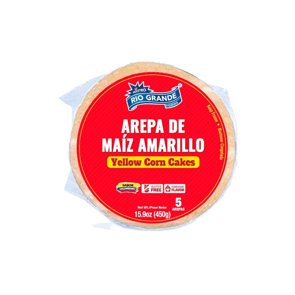 Yellow Corn Arepas - Rio Grande Foods