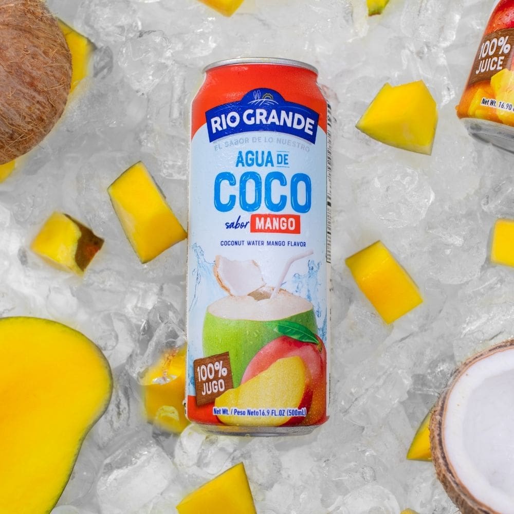 Coconut water with Mango Fruit Juice - Rio Grande Foods